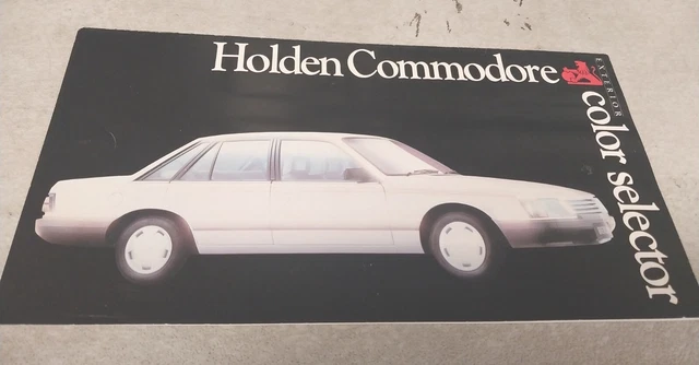JUN 1985 HOLDEN VK COMMODORE Original Colour Chart $31.96 - PicClick AU
