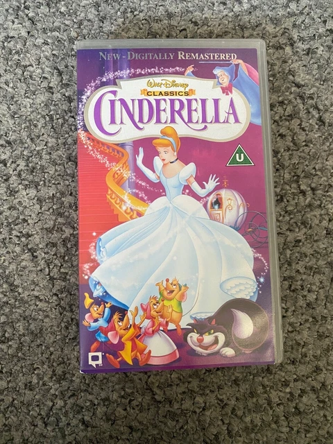 1997 Walt Disney Classics Cinderella Vhspal Untested £1000 1471