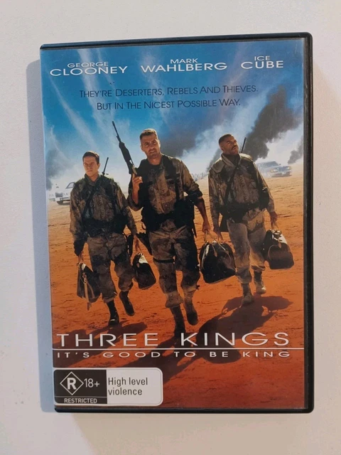 THREE KINGS DVD R4 GC War Action George Clooney Mark Wahlberg Free ...