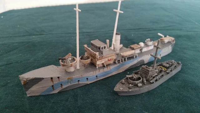 3D PRINTED ISLES Class Trawler 1:300 for Coastal games inc Cruel Seas £ ...