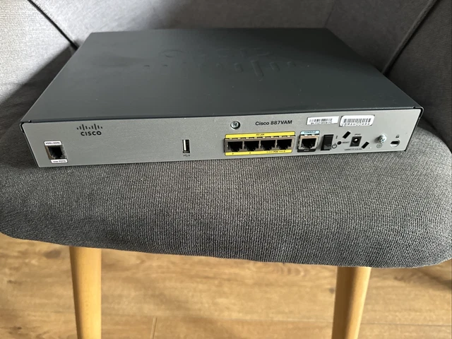 CISCO C887VAM-K9 V01 880 Series Router Modem £10.50 - PicClick UK