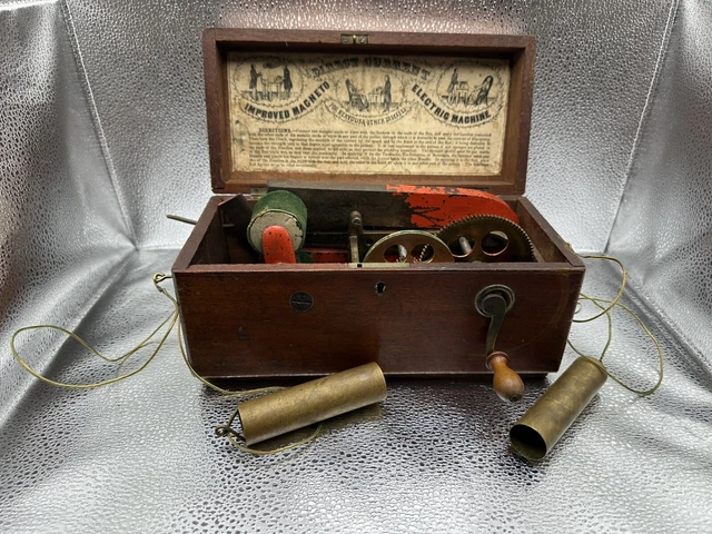 VICTORIAN 19TH C The Improved Magneto Electric Shock Machine For ...