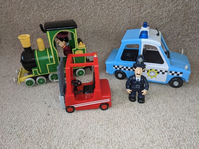 POSTMAN PAT TOYS Large Friction Police Car Greendale Rocket Forklift ...