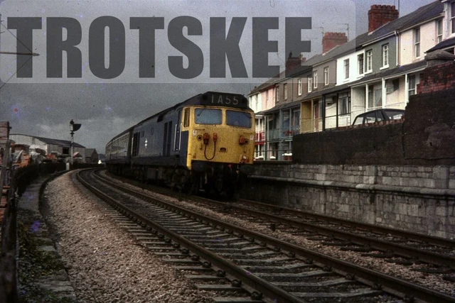35MM SLIDE BR British Railways Diesel Loco Class 50 50004 Teignmouth ...