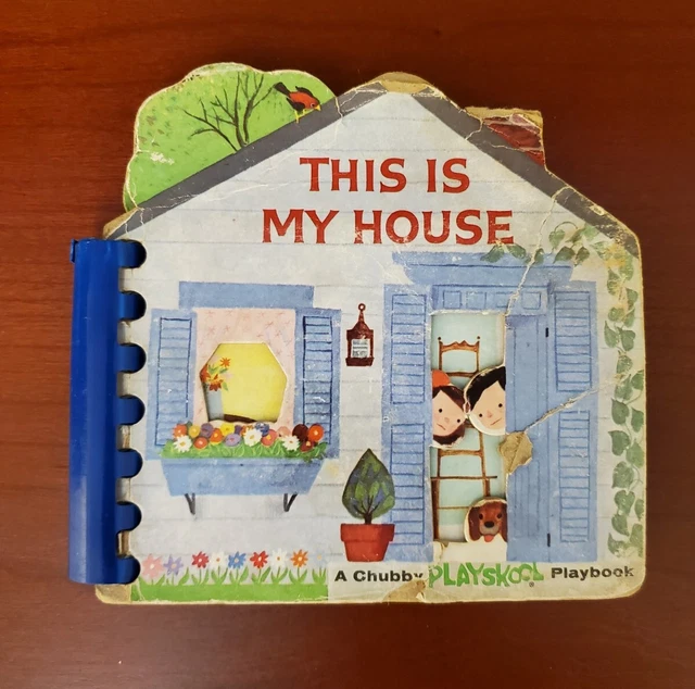 PLAYSKOOL CHUBBY: THIS Is My House Playbook By Bill Dugan 1964 VTG $10. ...