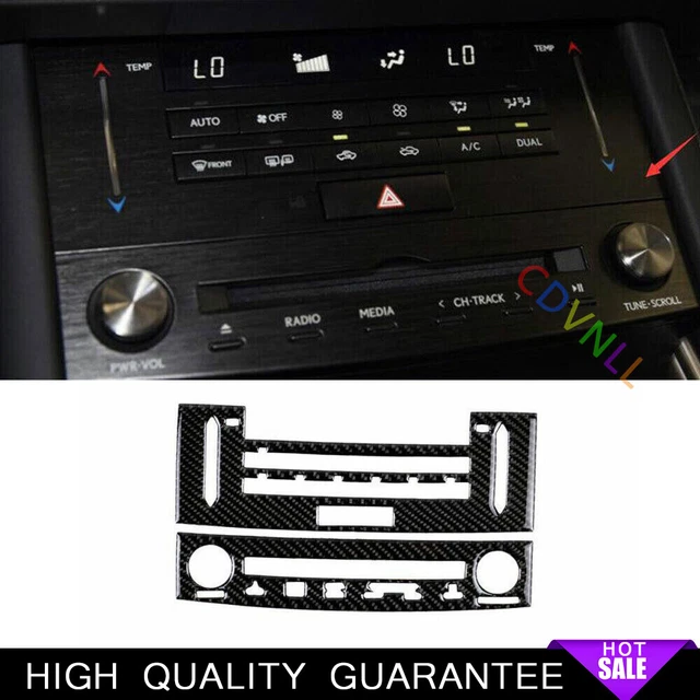 CONSOLE AC BUTTON Control Frame For Lexus IS300 350 2014-2019 Real ...