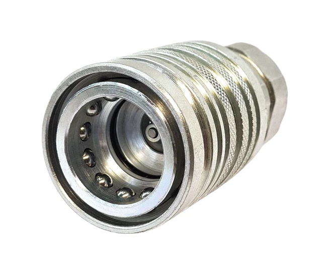 HYDRAULIC PUSH PULL Female Coupling 1/2" BSP - With Connect Under ...