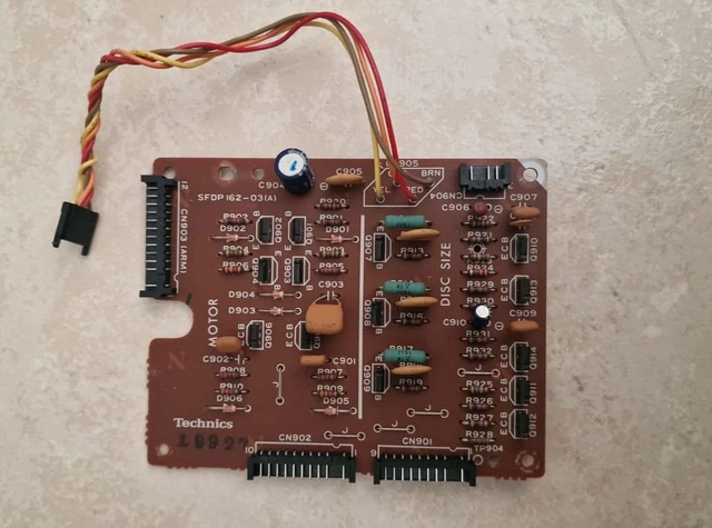 TECHNICS SL 1600 1610 MK2 MKII ARM CONTROL CIRCUIT BOARD BRACCIO ...