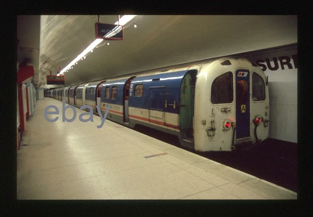 ORIGINAL 35MM SLIDE - Waterloo & City line Car 51 at Waterloo c.1990's ...