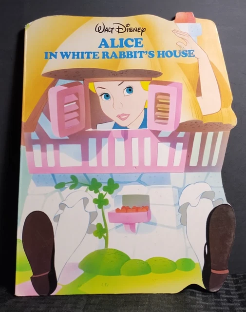 WALT DISNEY ALICE in the White Rabbit's House *Large Board Book* $9.00 ...