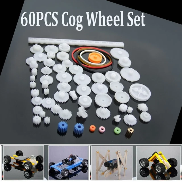MÉCANIQUE MODÈLE ACCESSOIRES Rouage Roue Gear Poulie Moteur Robot 60 ...