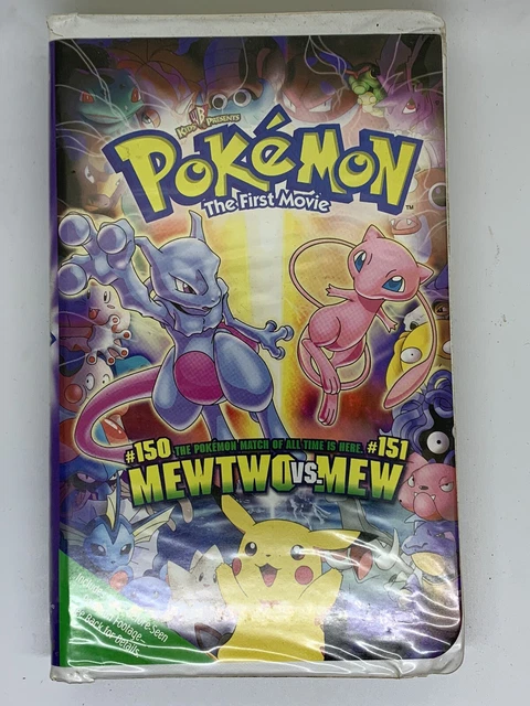 POKÉMON THE FIRST Movie: Mewtwo Strikes Back (VHS, 2000, Clamshell) EUR ...