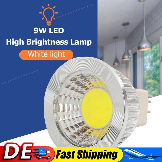 MR16 LED BIRNE 9W/12W/15W dimmbarer COB Maisstrahler für Zuhause (9W CW ...