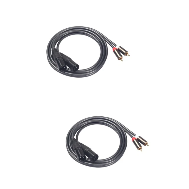 2 PCS SINGLE to Double Socket Converter Stereo Audio Cable Signal $49. ...