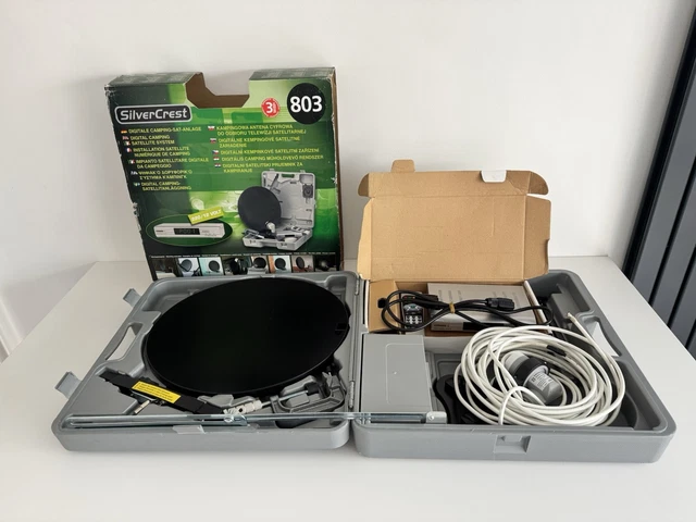 SILVER CREST DIGITAL Camping Satellite System Caravan DVB-S SL 65/12 ...