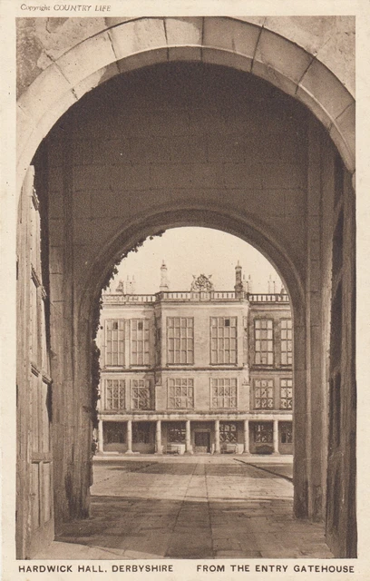 CHESTERFIELD HARDWICK HALL from the Entry Gatehouse PPC by Rembrandt ...