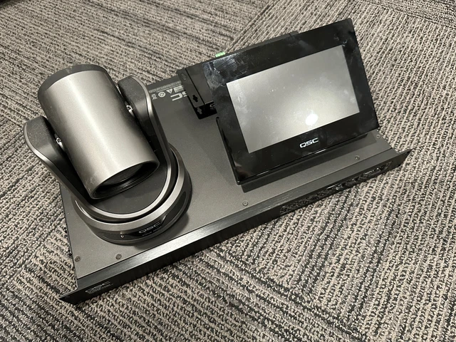 QSC Q-SYS CORE 110F & I/O USB Bridge & Camera & Touch panel. Whole ...