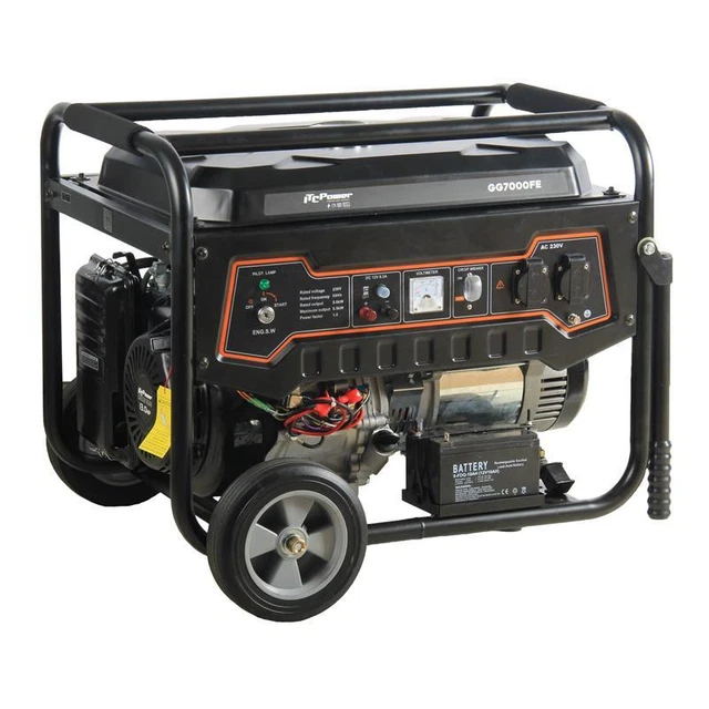 ITC POWER GENERATOR GG7000FE 4-Stroke Gasoline Generator Emergency ...