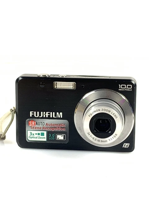 FUJIFILM FINEPIX J25 fd 10.0MP Compact Digital Camera 3 Batteries ...