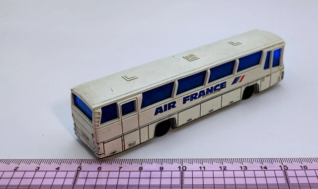 MAJORETTE NEOPLAN AIR FRANCE BUS no.373 made in FR dicasting car toy #M ...