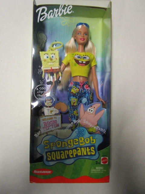 BARBIE SPONGEBOB SQUAREPANTS Doll 2002 Nickelodeon Mattel NIB £29.10 ...