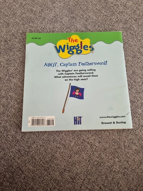 THE WIGGLES AHOY Captain Feathersword ! Book 2003 Original WIGGLES RARE ...