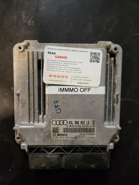 CALCULATEUR MOTEUR AUDI Immo Off Decode Bosch Edc17Cp14 EUR 120,00 ...