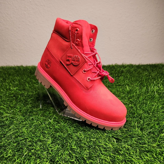 TIMBERLAND 50TH ANNIVERSARY Edition Premium 6" Red Waterproof Boot ...