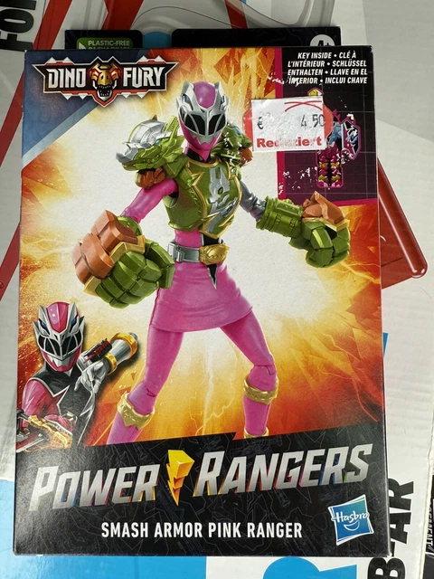 HASBRO POWER RANGERS Dino Fury Smash Armor Pink Ranger Schlüssel ...