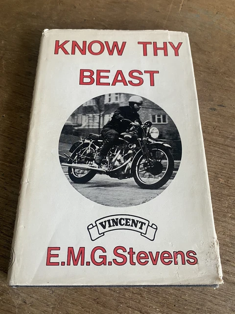 KNOW THY BEAST book for Vincent Rider E.M.G. Stevens 1977 HRD Black Shadow Etc £95.00 - PicClick UK