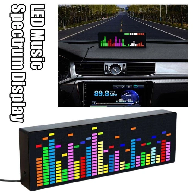 LED MUSIC AUDIO Spectrum Display VU Meter Indicator Analyzer Display £ ...