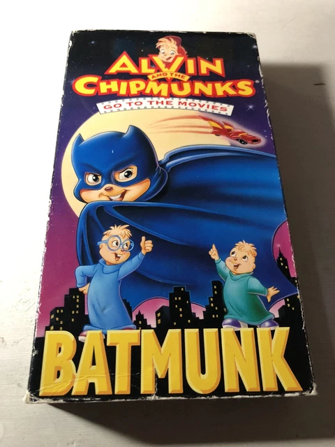 VHS ALVIN AND the Chipmunks - Go to the Movies - Batmunk (VHS, 1992 ...