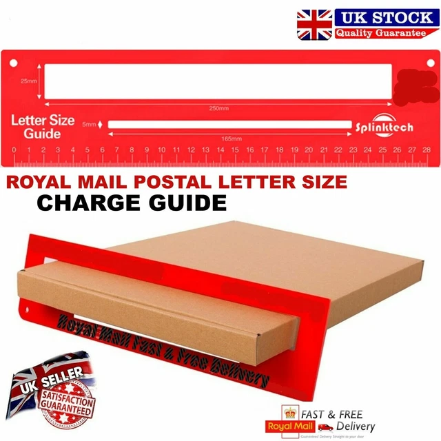 ROYAL MAIL LETTER Size Guide PPI Post Office Postal Price Postage ...