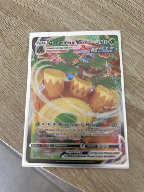 CARTE POKÉMON GORYTHMIC Vmax 023/264 EB08 Epée Bouclier Poing de Fusion ...
