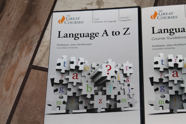 THE GREAT COURSES: Language A to Z by John McWhorter (2020, DVD & Book ...