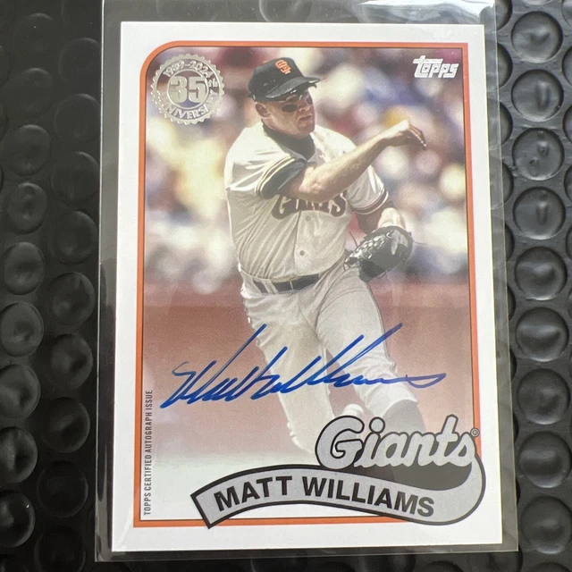 AUTOGRAPHE AUTOMATIQUE 2024 Topps Series 1 MATT WILLIAMS San Francisco ...