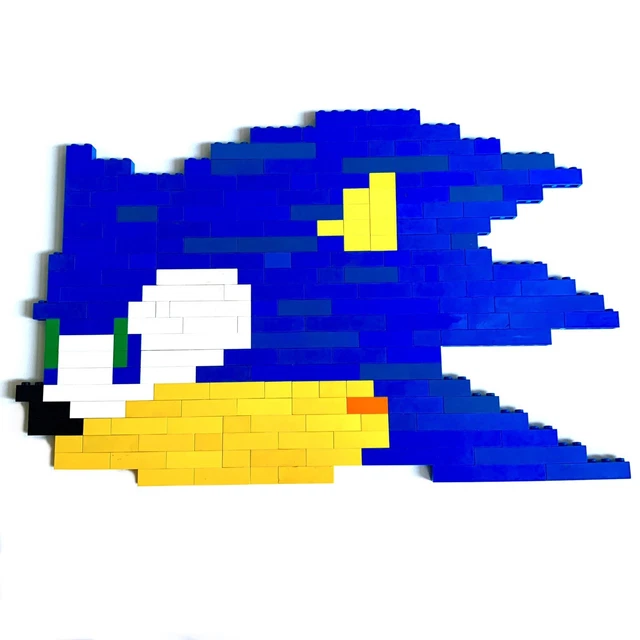 LEGO PIXEL ART Structure Sonic the Blue Hedgehog — 105 PIECES £4.87 ...