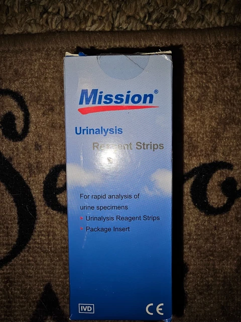 MISSION 10 PARAMETER Urinalysis Reagent Urine Test Strips UTI -100 ...