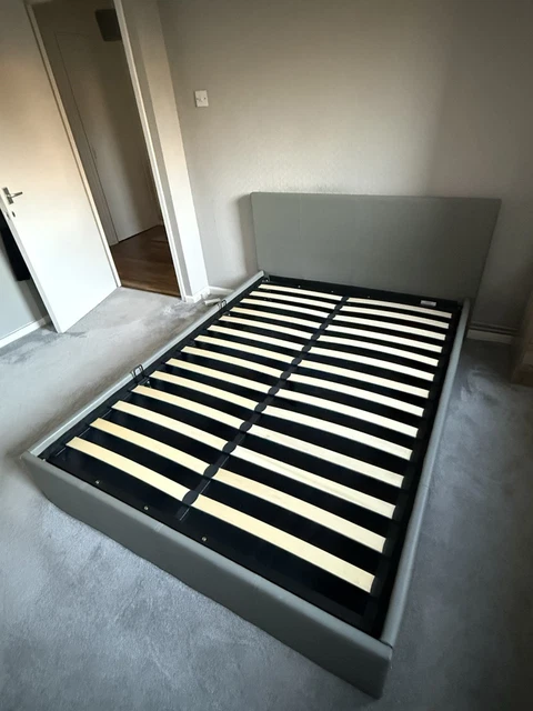 DOUBLE BED FRAME with Storage £52.70 - PicClick UK