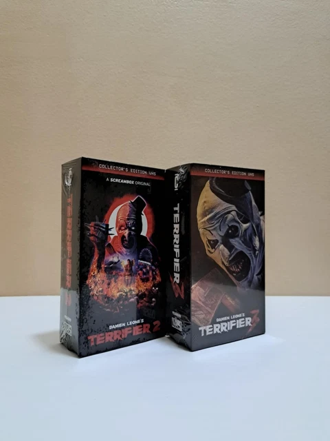TERRIFIER 2 & 3 Set [VHS] - Walmart Exclusives - BRAND NEW & SEALED £ ...