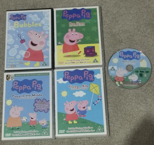 PEPPA PIG PRE-SCHOOL DVD Bundle Children's Various Tales - Job Lot ...