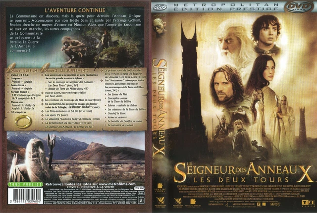 DVD - LE seigneur des anneaux 2 - les deux tours - Edition Double DVD EUR 3,00 - PicClick FR