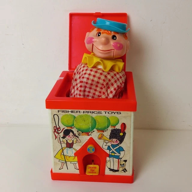 FISHER PRICE JACK In The Box Puppet Vintage Toy 1970 -WRDC £7.99 ...