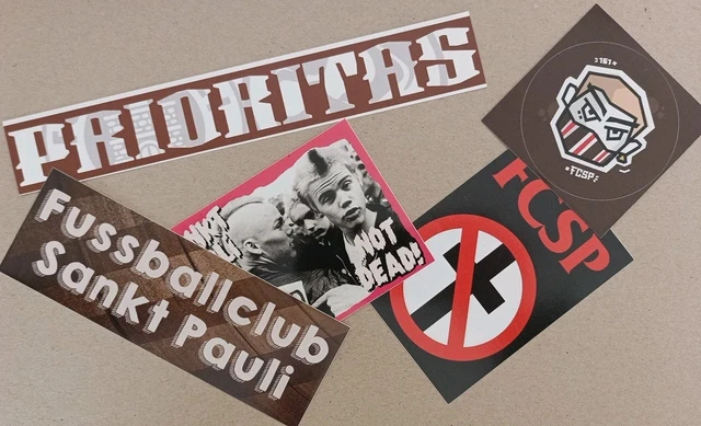 ULTRAS AUFKLEBER MIX Adesivo Sticker FCSP Sankt Pauli Sammlung ...