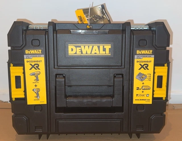 DEWALT DCZ298D2T 18V 2 x 2.0Ah Li-Ion XR Cordless Combi Drill & Impact ...