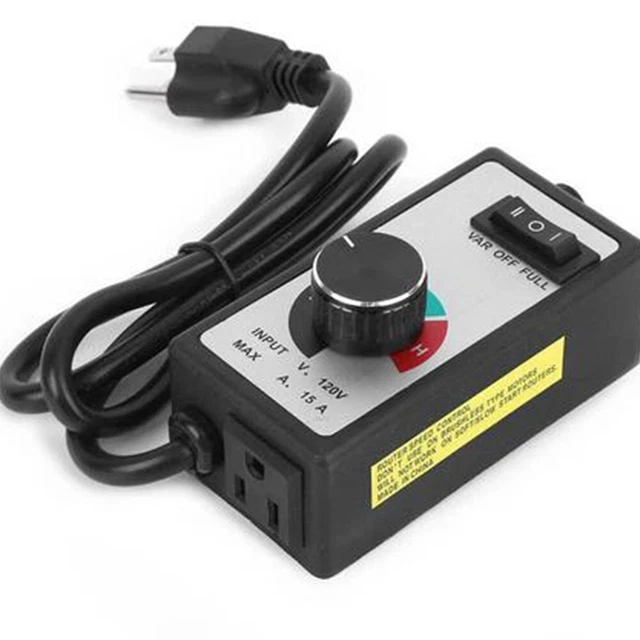 FAN/ROUTER SPEED CONTROLLER Variable Speed Fuse Protection 1500W 150V 15A £28.55 - PicClick UK