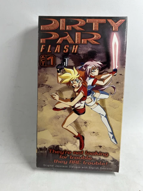 DIRTY PAIR FLASH Act 1 [VHS], Good VHS, Charles Campbell, Steve Bulen, B, Tsukas £9.23 - PicClick UK