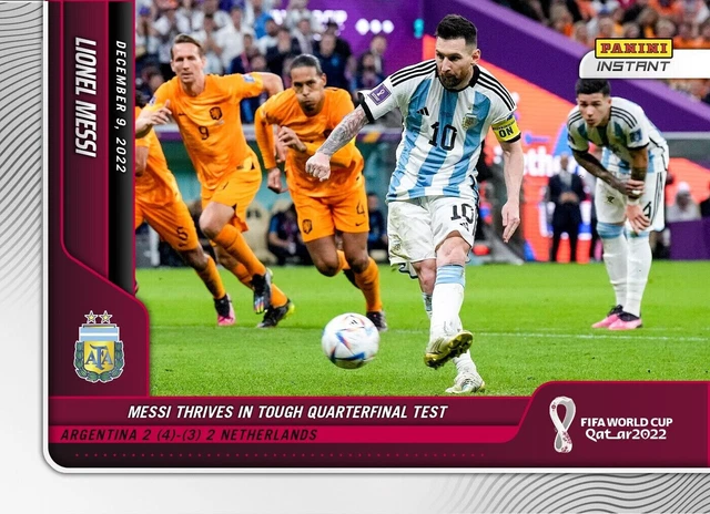 LIONEL MESSI PARALLEL /1487 #101 Qatar World Cup 2022 PANINI EUR 39,99 ...