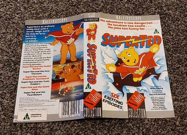 SUPERTED SIX EXCITING Adventures Replacement Vhs Sleeve Insert Only No ...