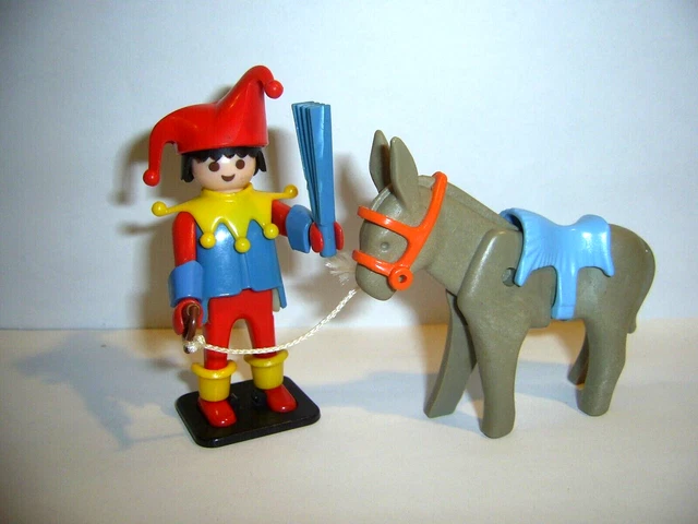 PLAYMOBIL NOSTALGIE: RARITÄT! Set 3330 Hofnarr Joker Harlekin Gaukler v ...